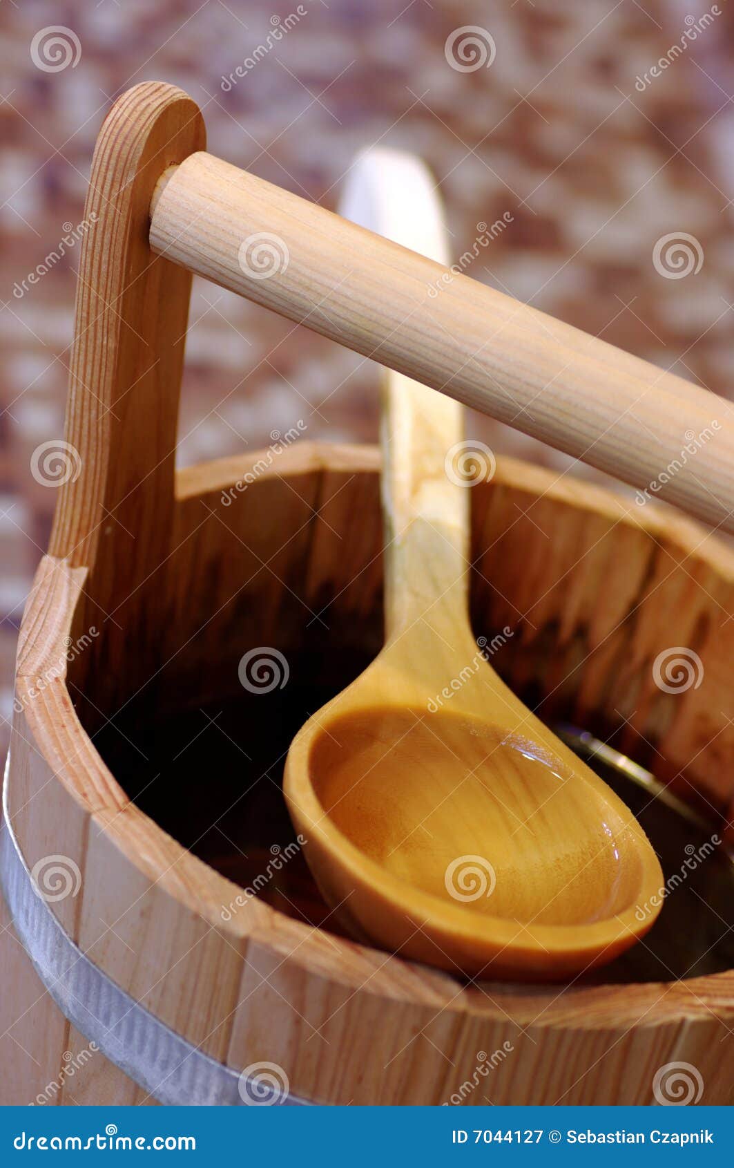 Sauna bucket stock image. Image of full, filled, liquid - 7044127