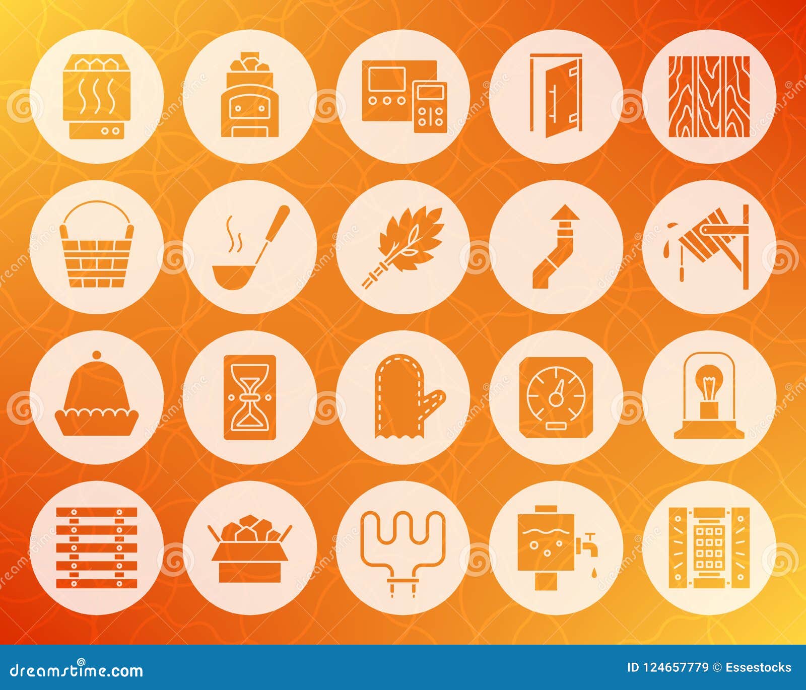 Sauna Equipment White Silhouette Icons Vector Set | CartoonDealer.com ... Sauna Equipment White Silhouette Icons Vector Set | CartoonDealer.com ...