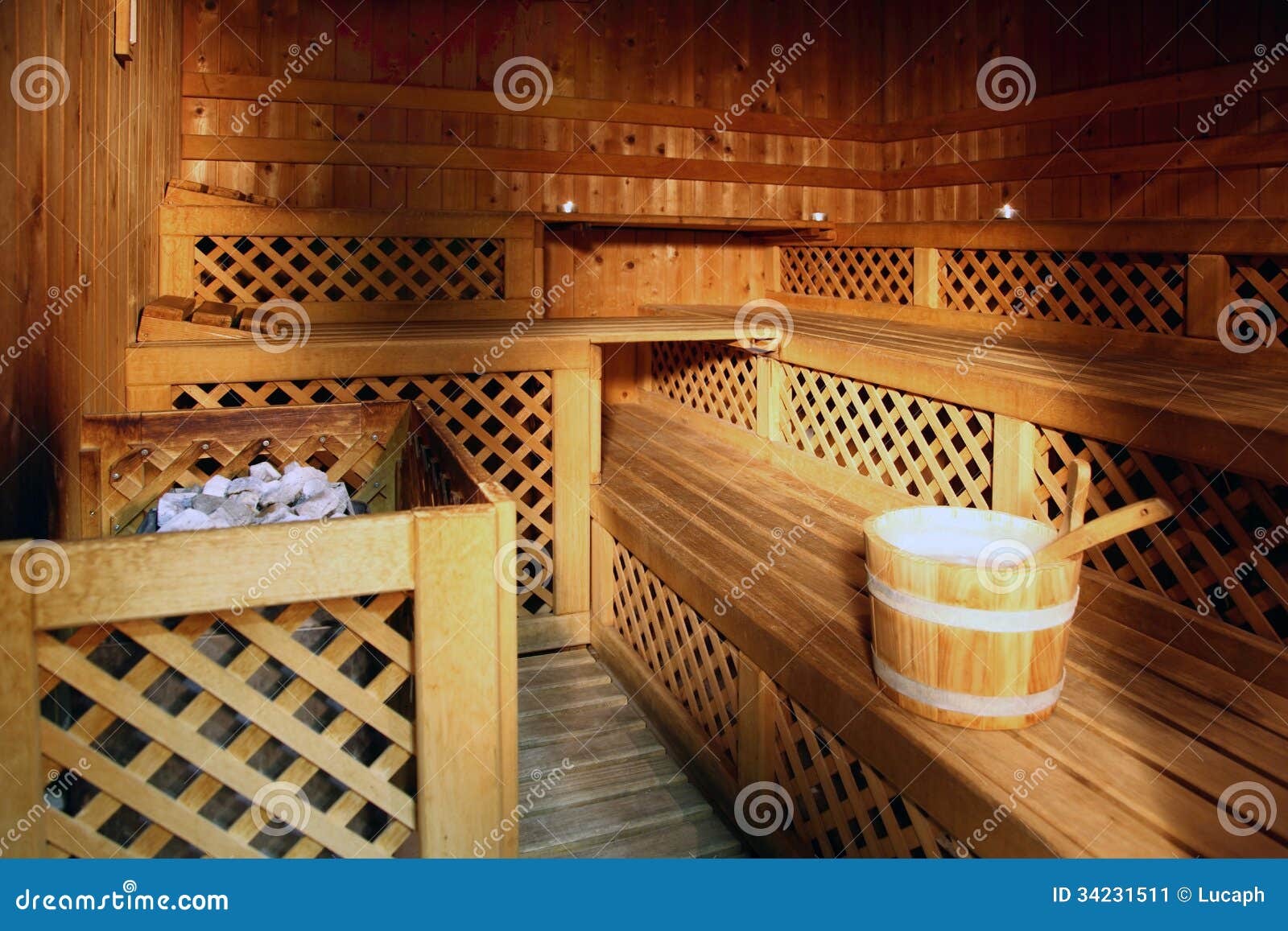 Sauna room stock image. Image of steam, body, rest, barbells - 34231511