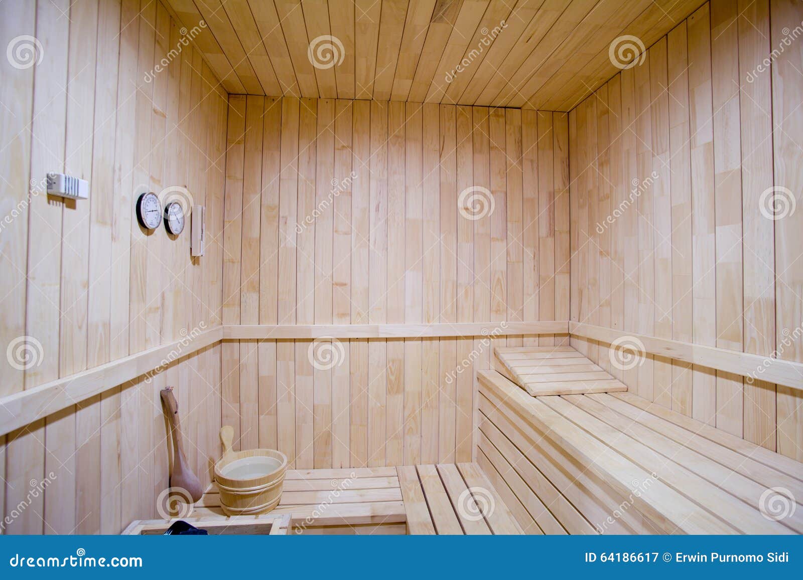 Sauna wood interior stock image. Image of wood, clean - 64186617
