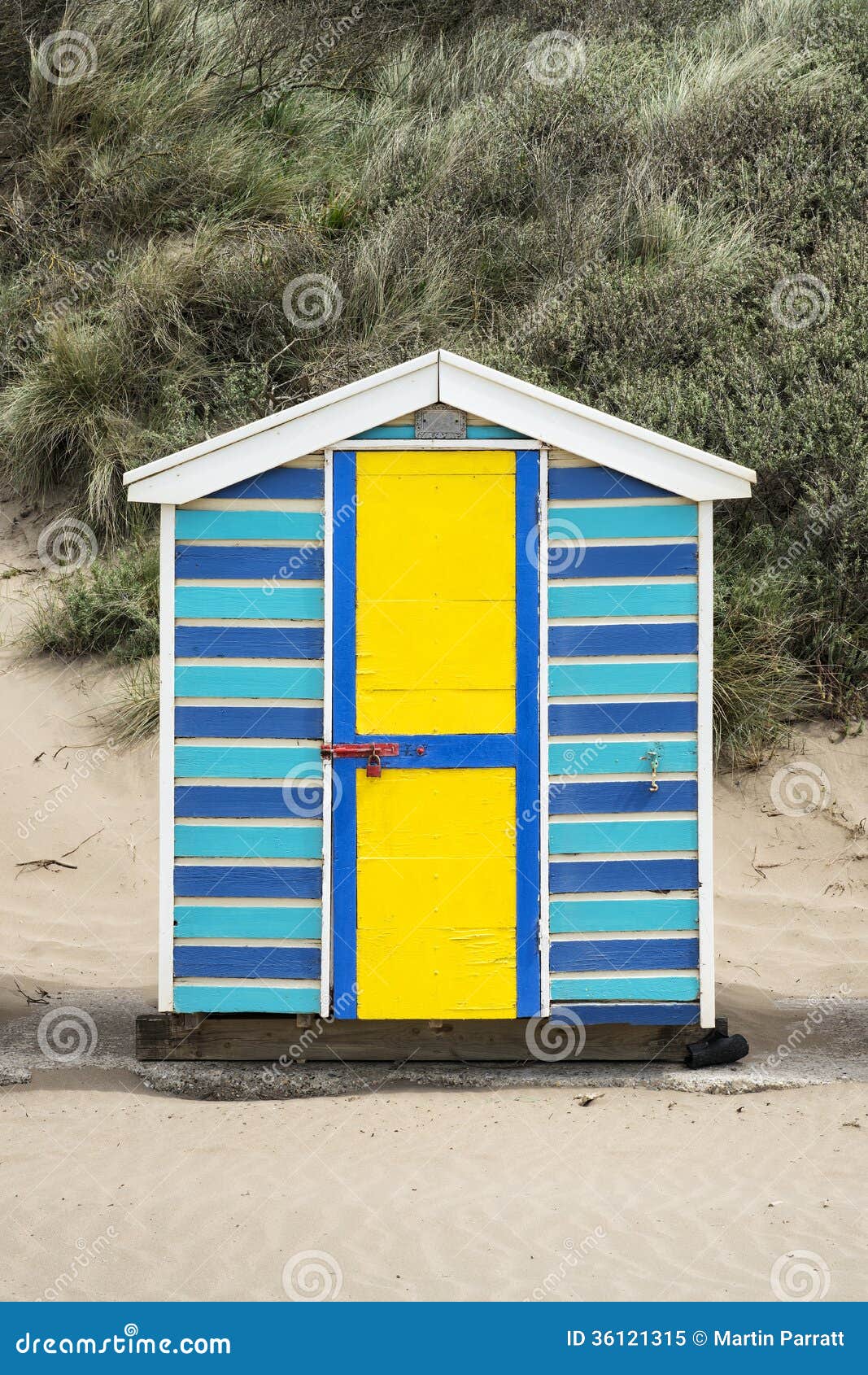 Saunton Sands Beach Huts stock image. Image of retirement - 36121315