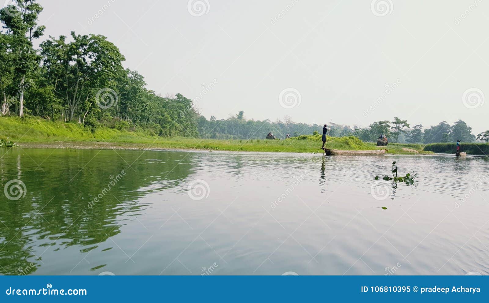 Sauraha river Nepal editorial image. Image of river - 106810395