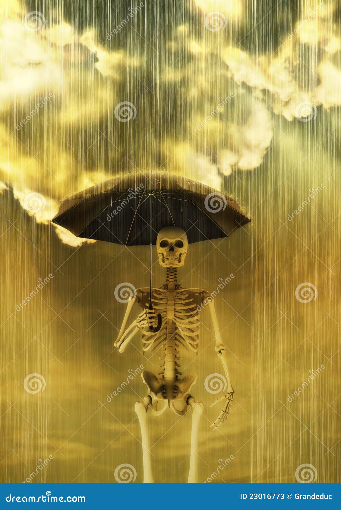 Saurer Regen stock abbildung. Illustration von schutz - 23016773