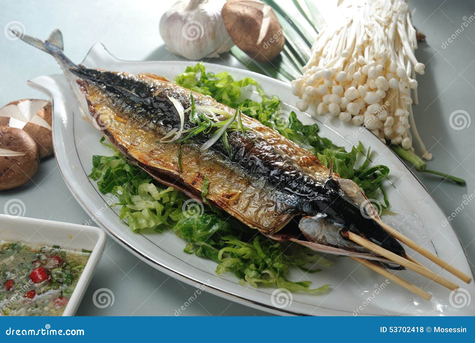 Saury stock photo. Image of sauce, chilly, seafood, tomato - 53702418