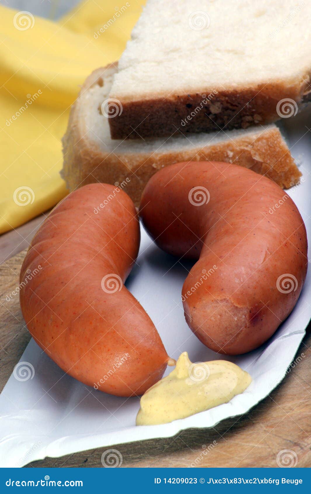 Sausage, Also Known As Knackwurst Stock Image - Image of dinner, grill ...