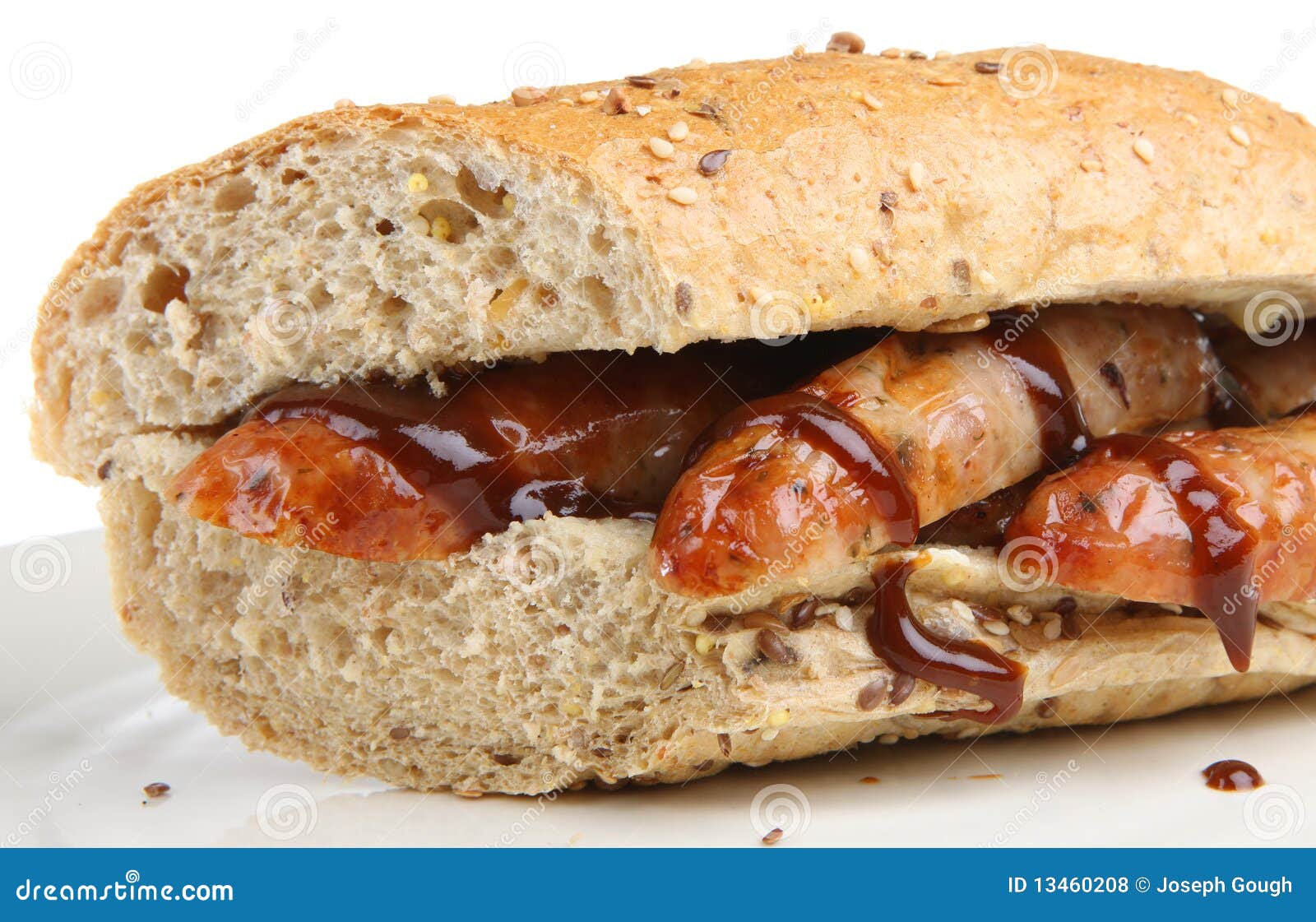 Sausage Baguette stock photo. Image of plate, food, ketchup - 13460208 Sausage Baguette stock photo. Image of plate, food, ketchup - 13460208