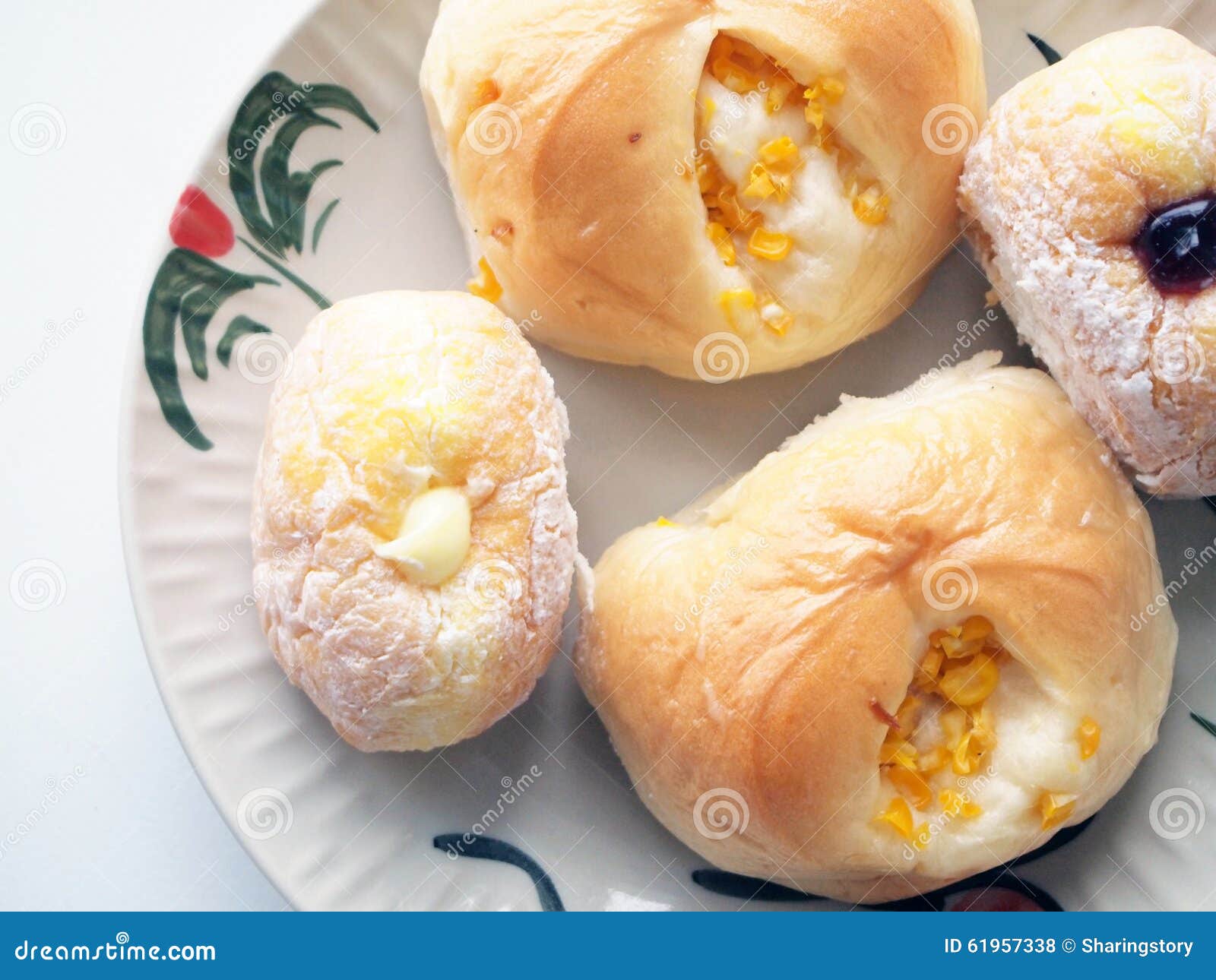 Sausage bread thai bakery stock photo. Image of fresh - 61957338