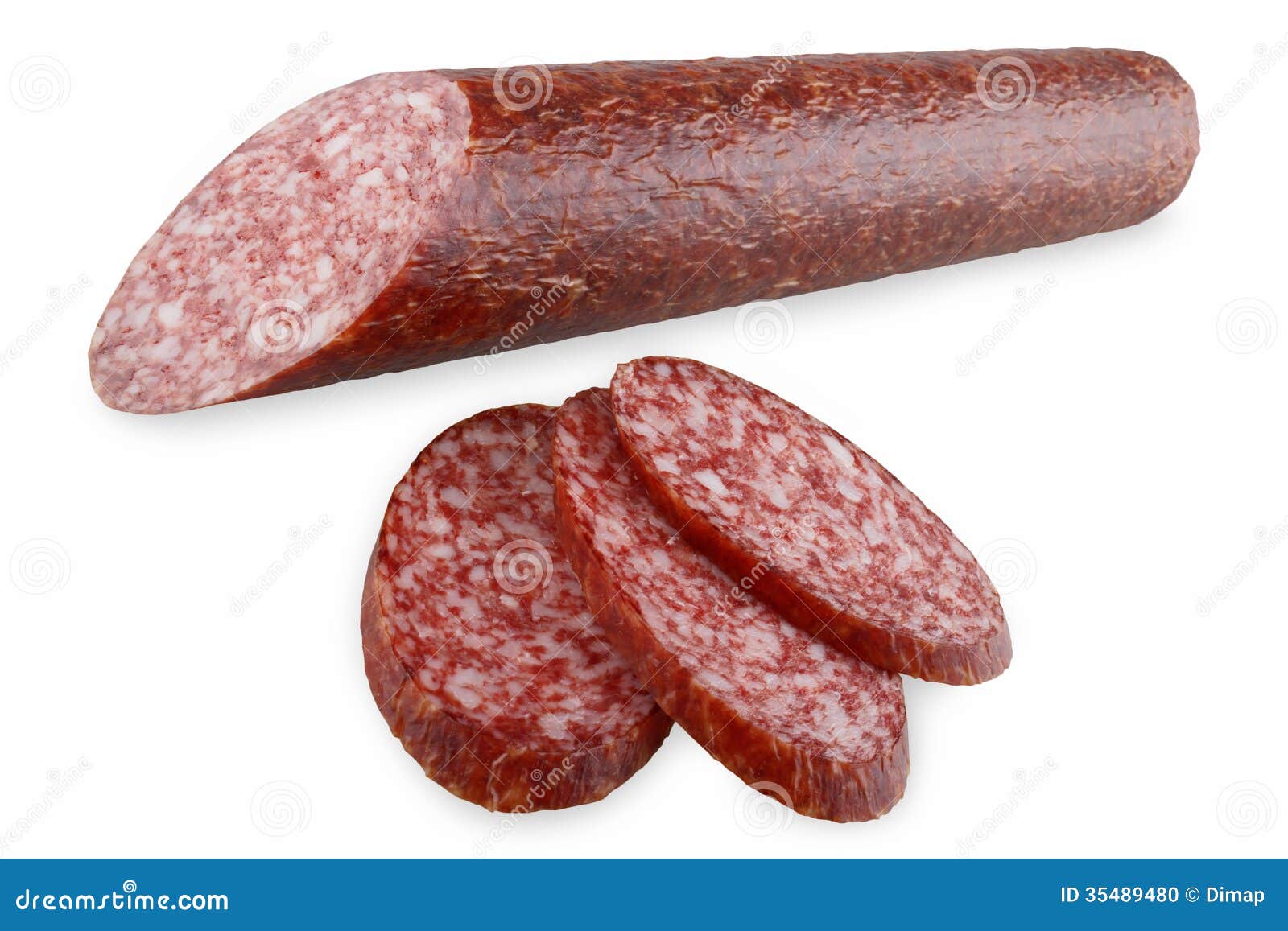 Sausage cut stock photo. Image of white, lunch, food - 35489480