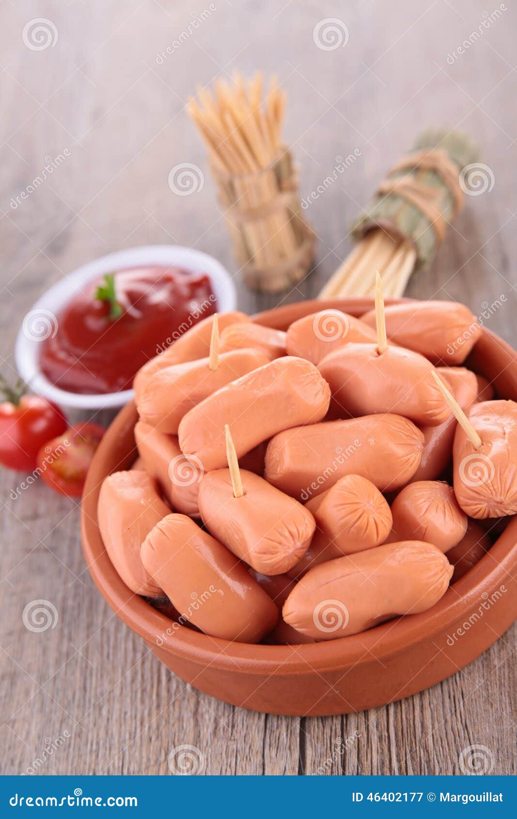 Sausage finger food stock image. Image of background - 46402177