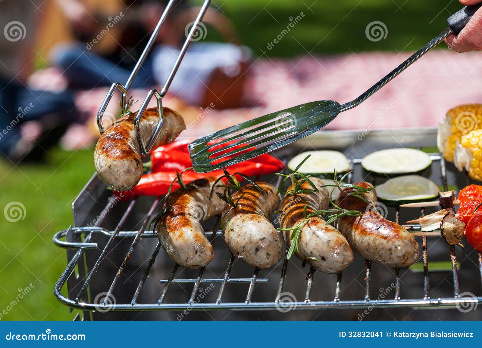 Sausage lifting stock image. Image of freshness, delicacy - 32832041