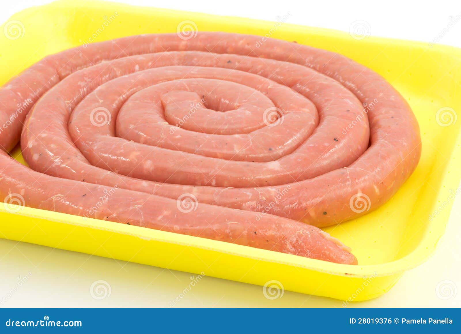 Sausage Luganica stock photo. Image of guts, spices, italy - 28019376