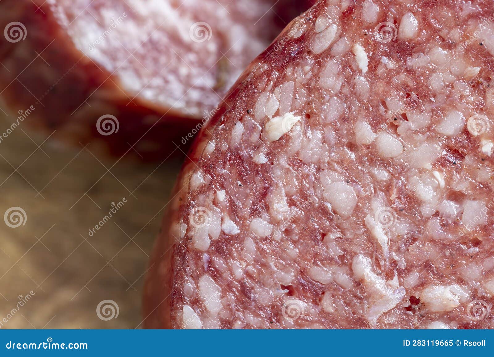 Sausage of Moose Meat Cut into Pieces Stock Image - Image of pepper ...