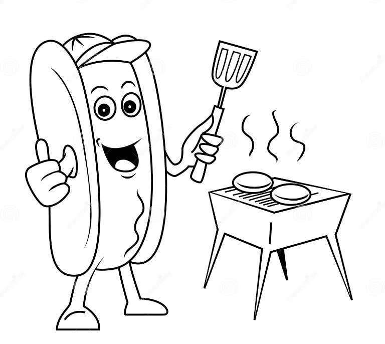 Sausage party stock illustration. Illustration of healthy - 35397776