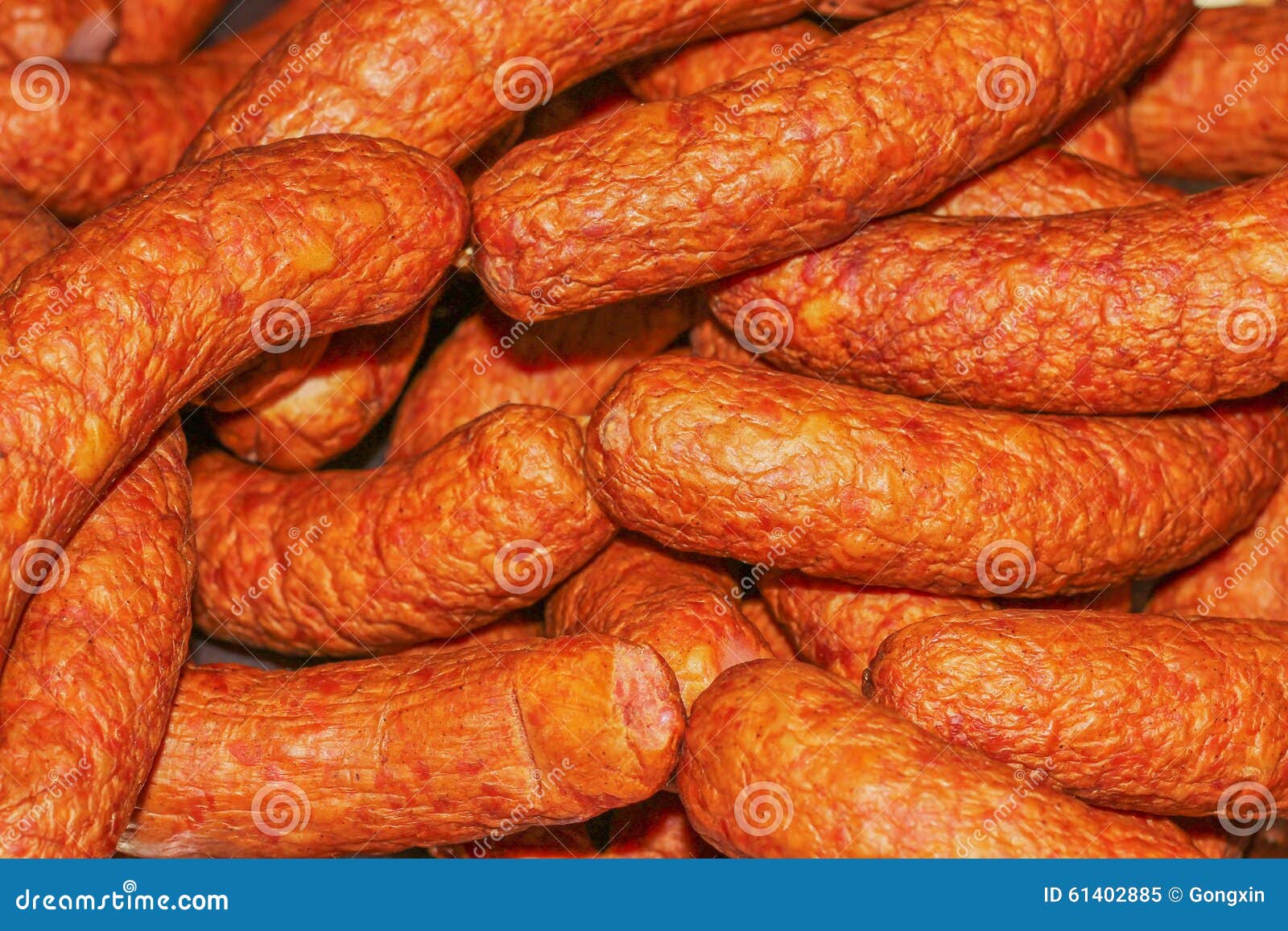 Sausage stock image. Image of processing, fast, preservation - 61402885