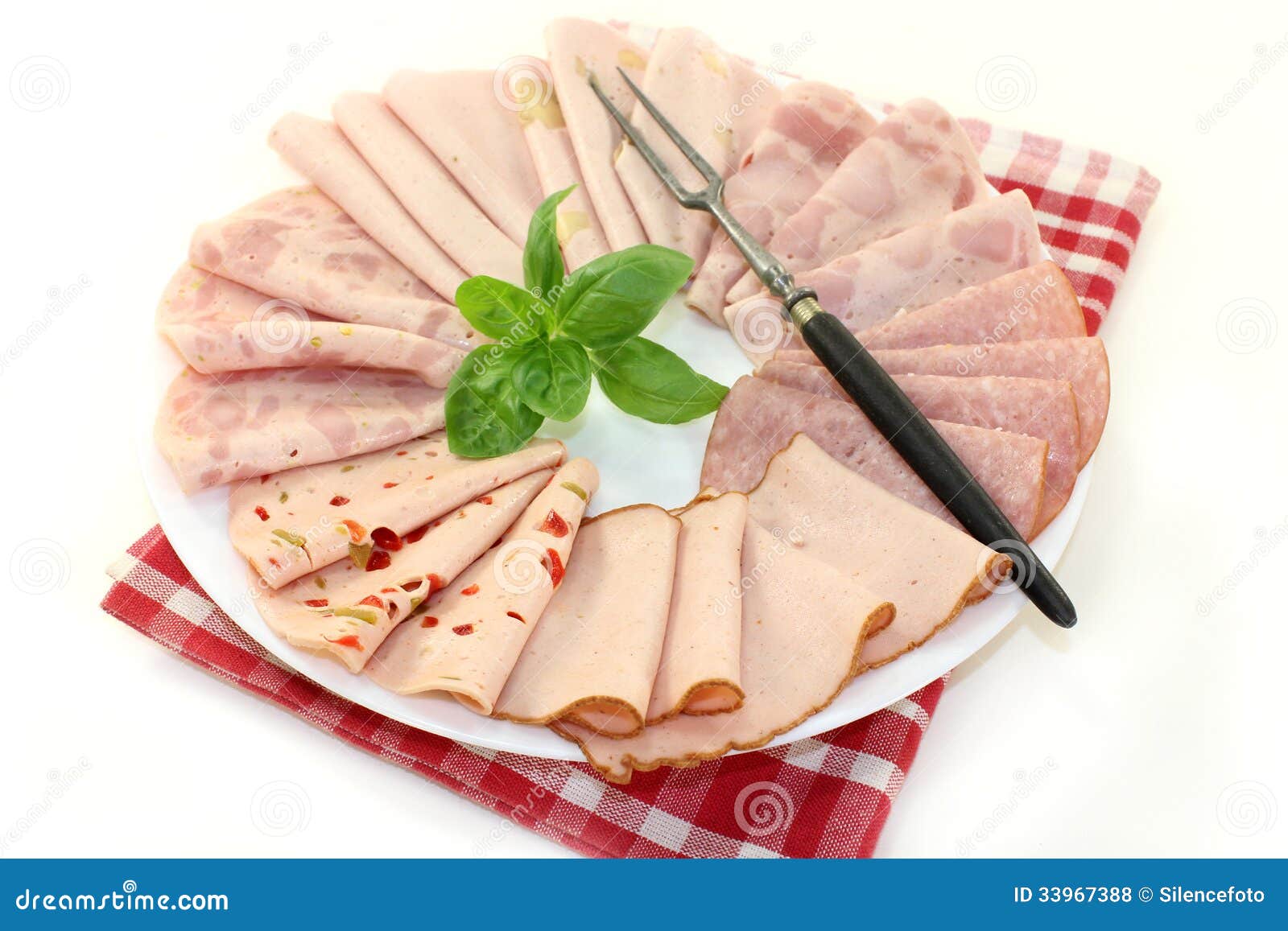 Sausage plate stock photo. Image of sausage, snack, hunting - 33967388