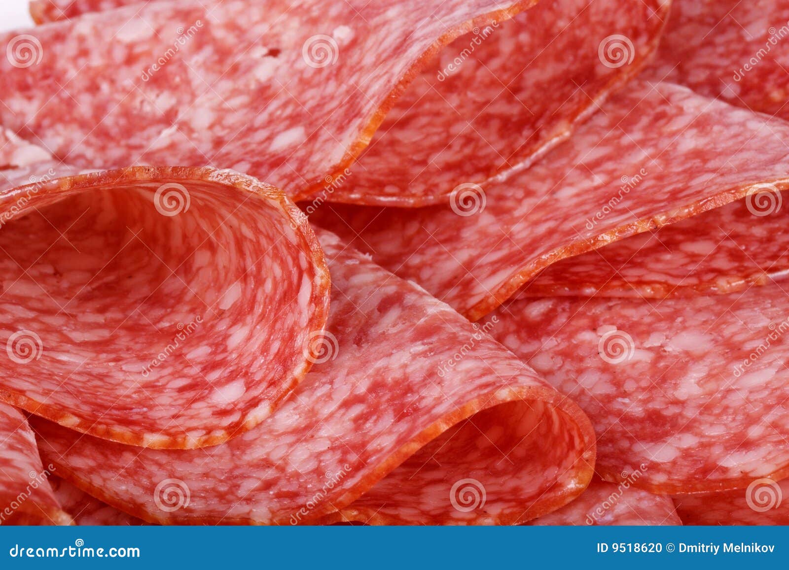 Sausage slices stock photo. Image of edible, lunch, dinner - 9518620