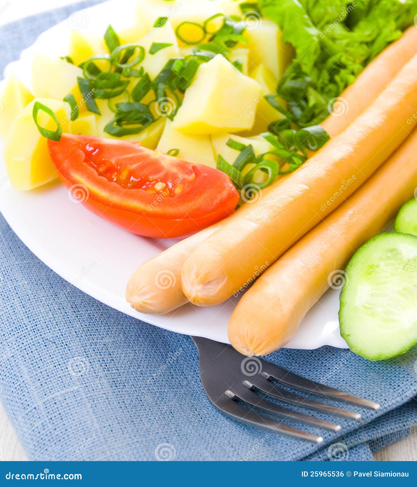 Sausage with vegetables stock photo. Image of closeup - 25965536