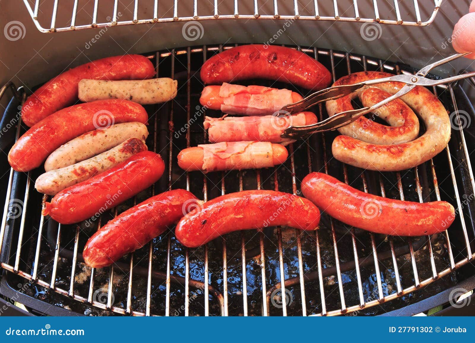 Sausages barbecue stock photo. Image of meal, grill, appetite - 27791302