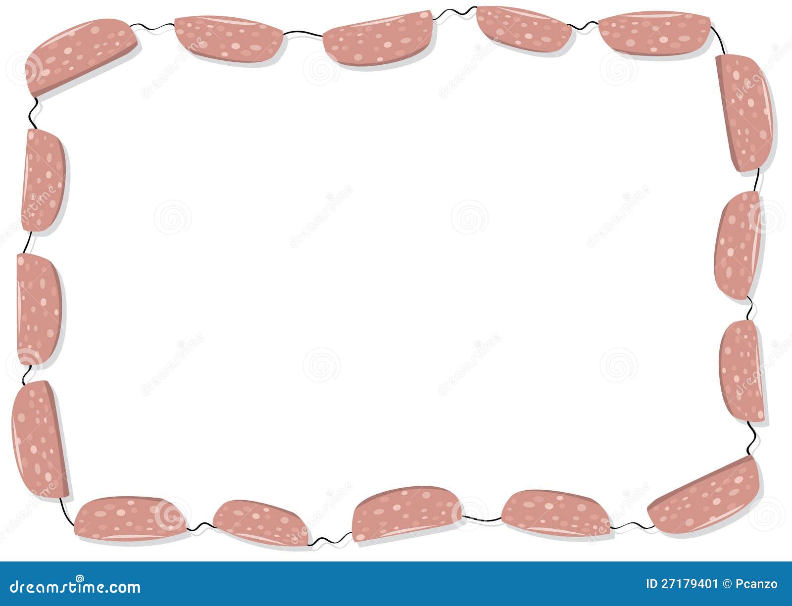 Sausages Frame Stock Image - Image: 27179401
