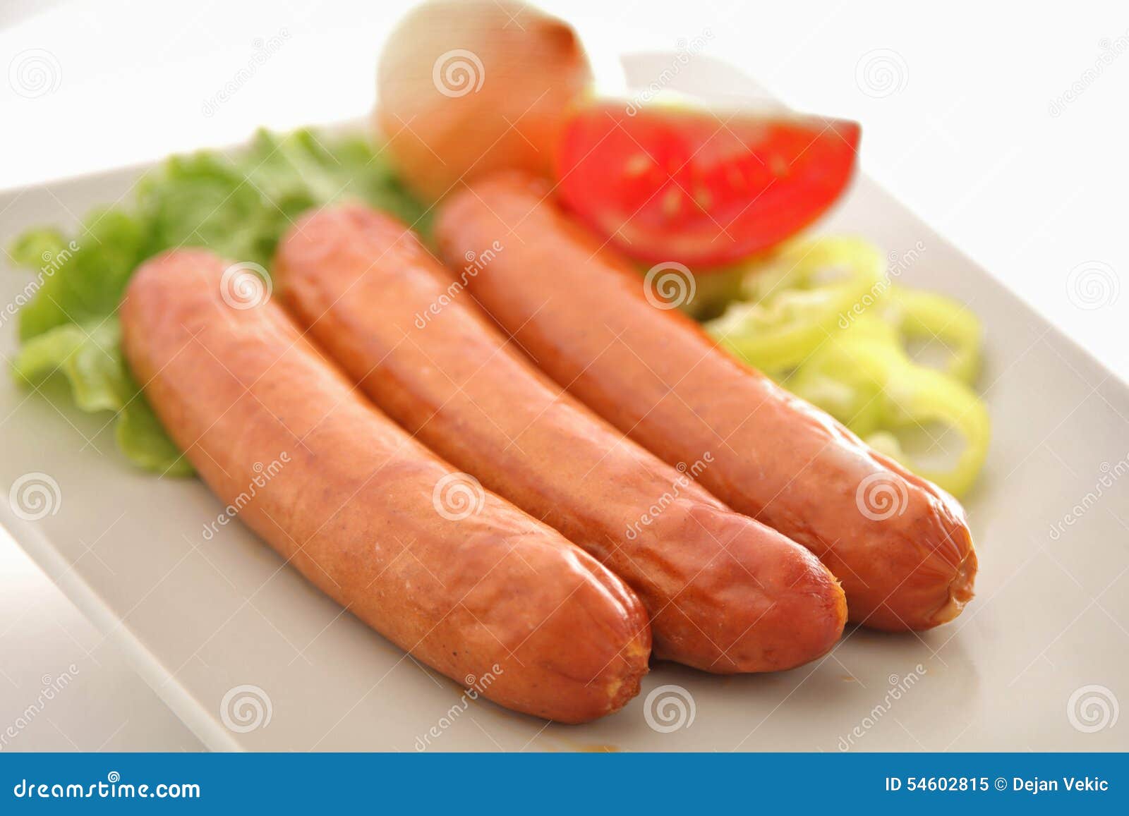Sausages stock image. Image of frankfurter, restaurants - 54602815
