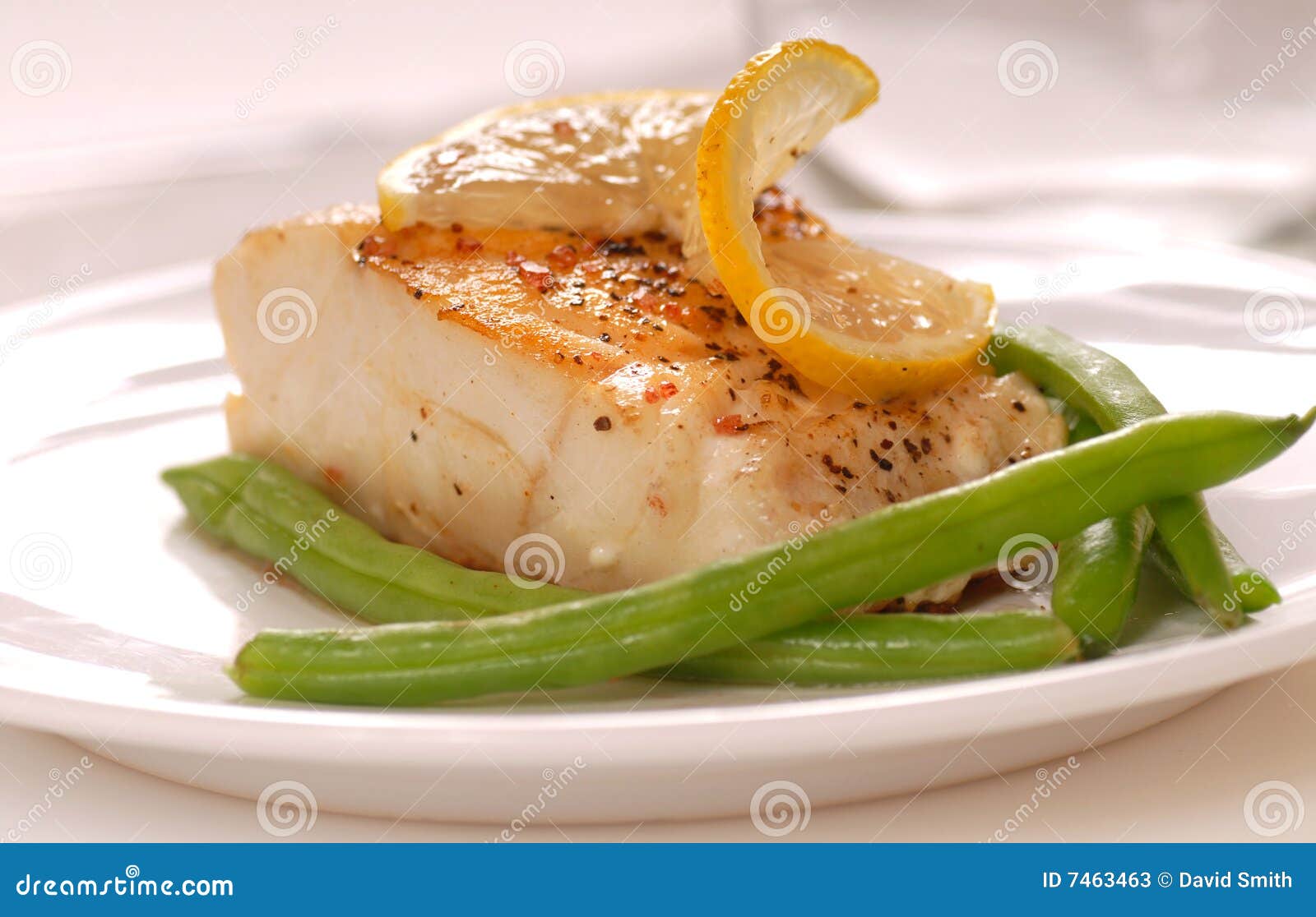 Sauted cod filet stock image. Image of meal, sauteed, protein - 7463463