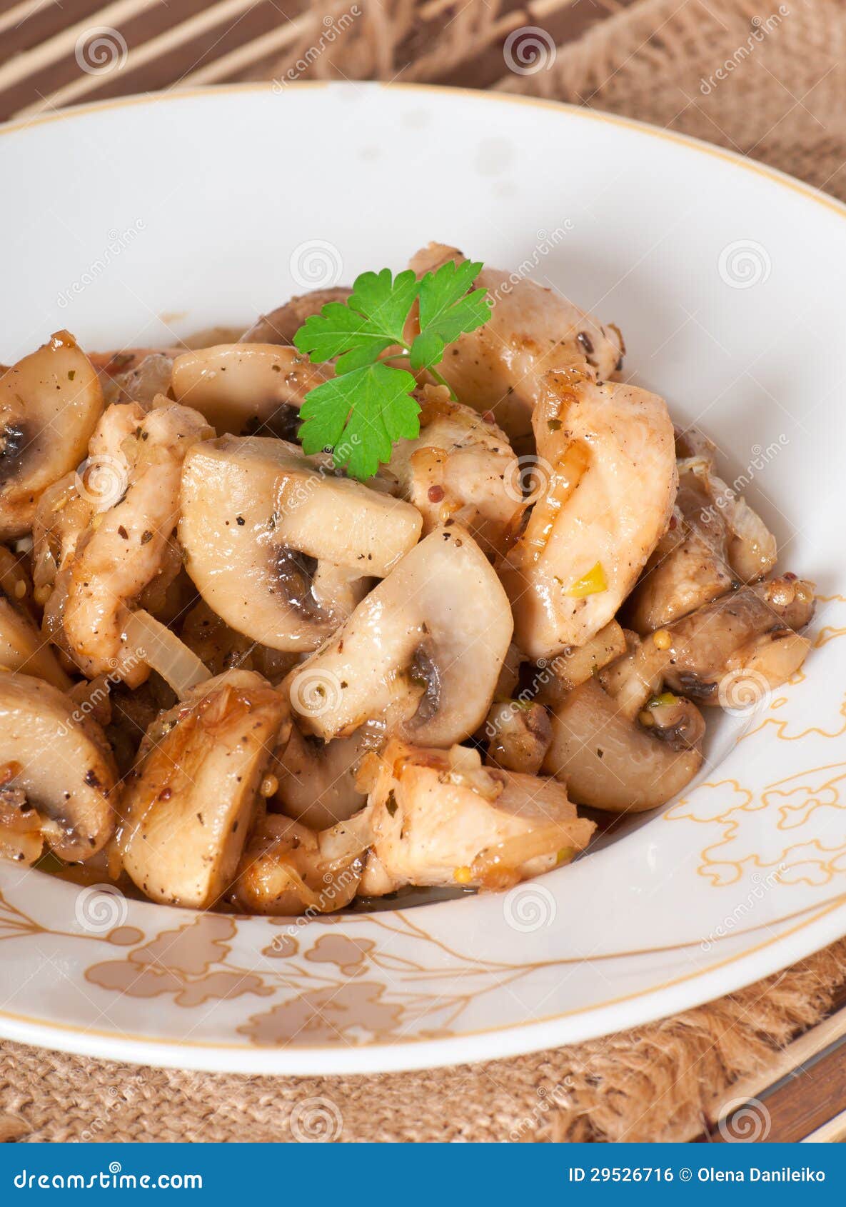 Sauteed Chicken Liver With Pomegranate Molasses Stock Image ...