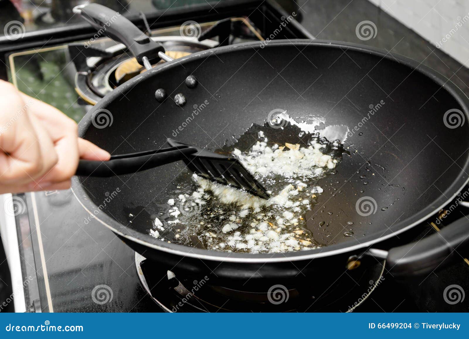 Sauteed garlic stock photo. Image of pepper, garlic, succulent - 66499204