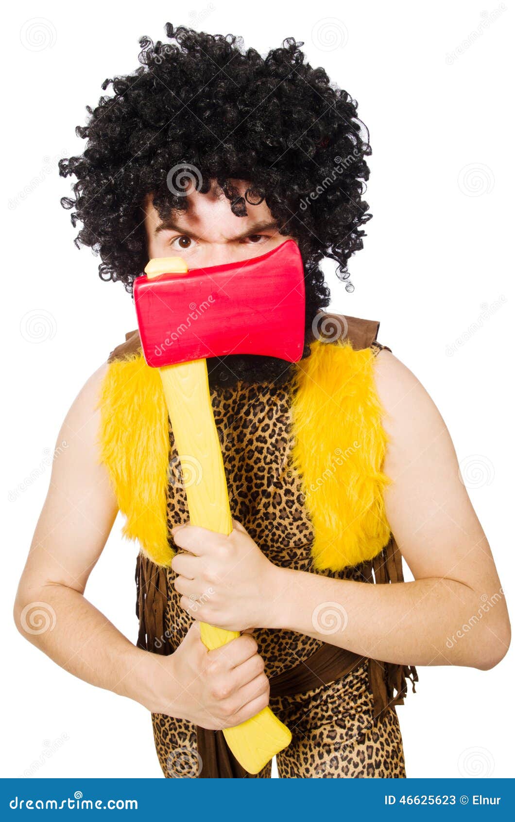 Savage man isolated stock image. Image of savage, haircut - 46625623