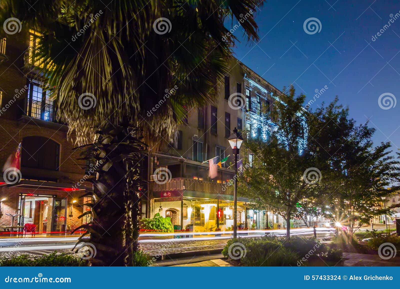 Savannah Georgia Waterfront and Street Scenes Editorial Stock Image ...