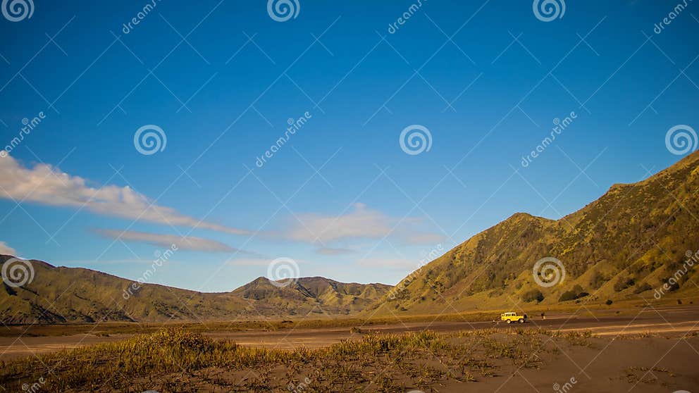 Savannah hill in east java stock photo. Image of nature - 274035384