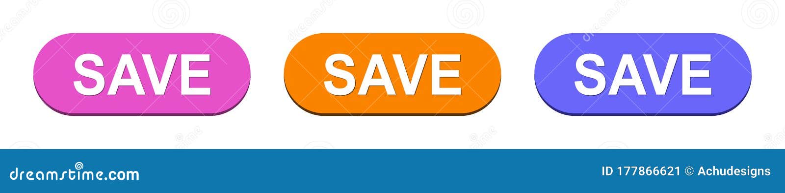 Save button stock vector. Illustration of bright, details - 177866621