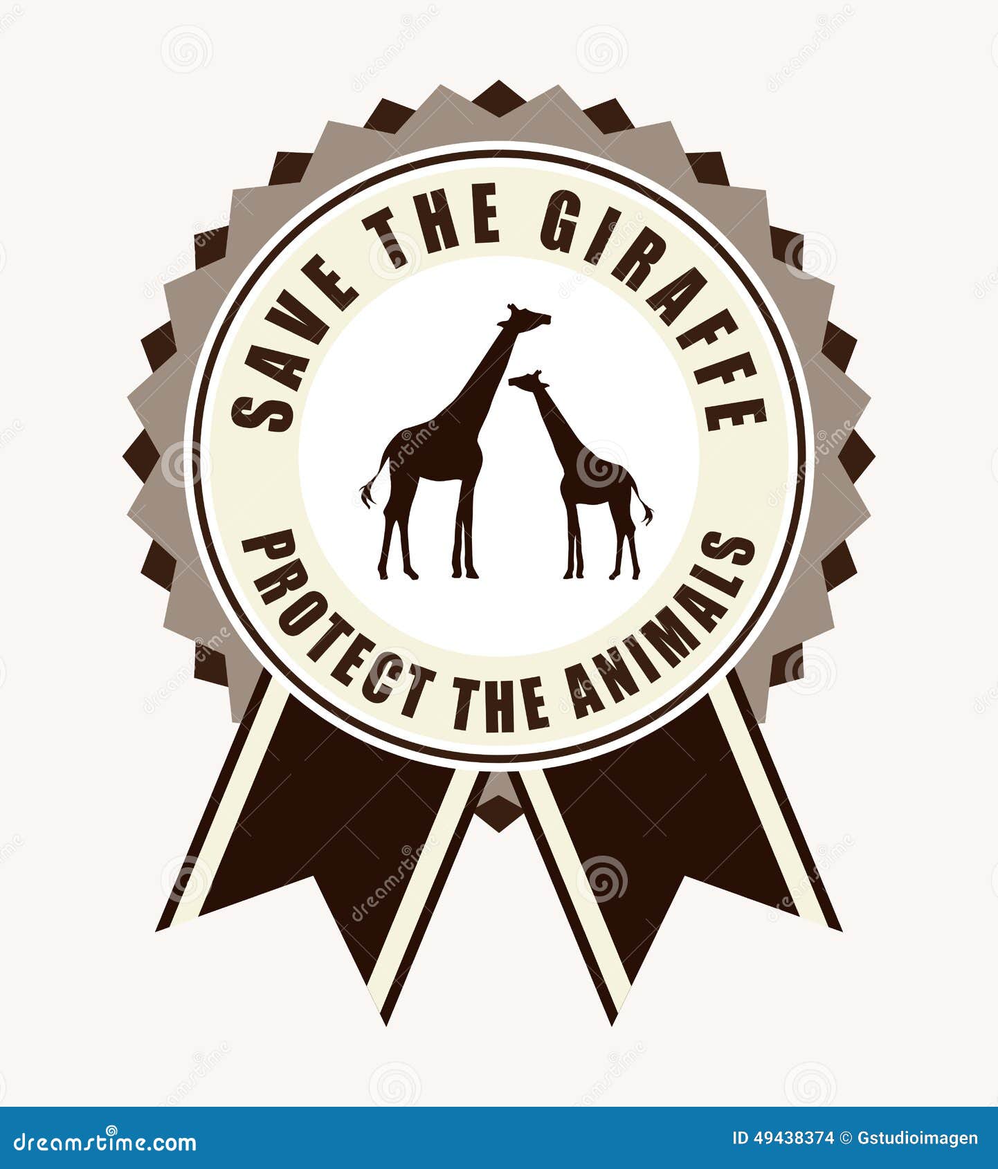 Save the animals design stock illustration. Illustration of species ...