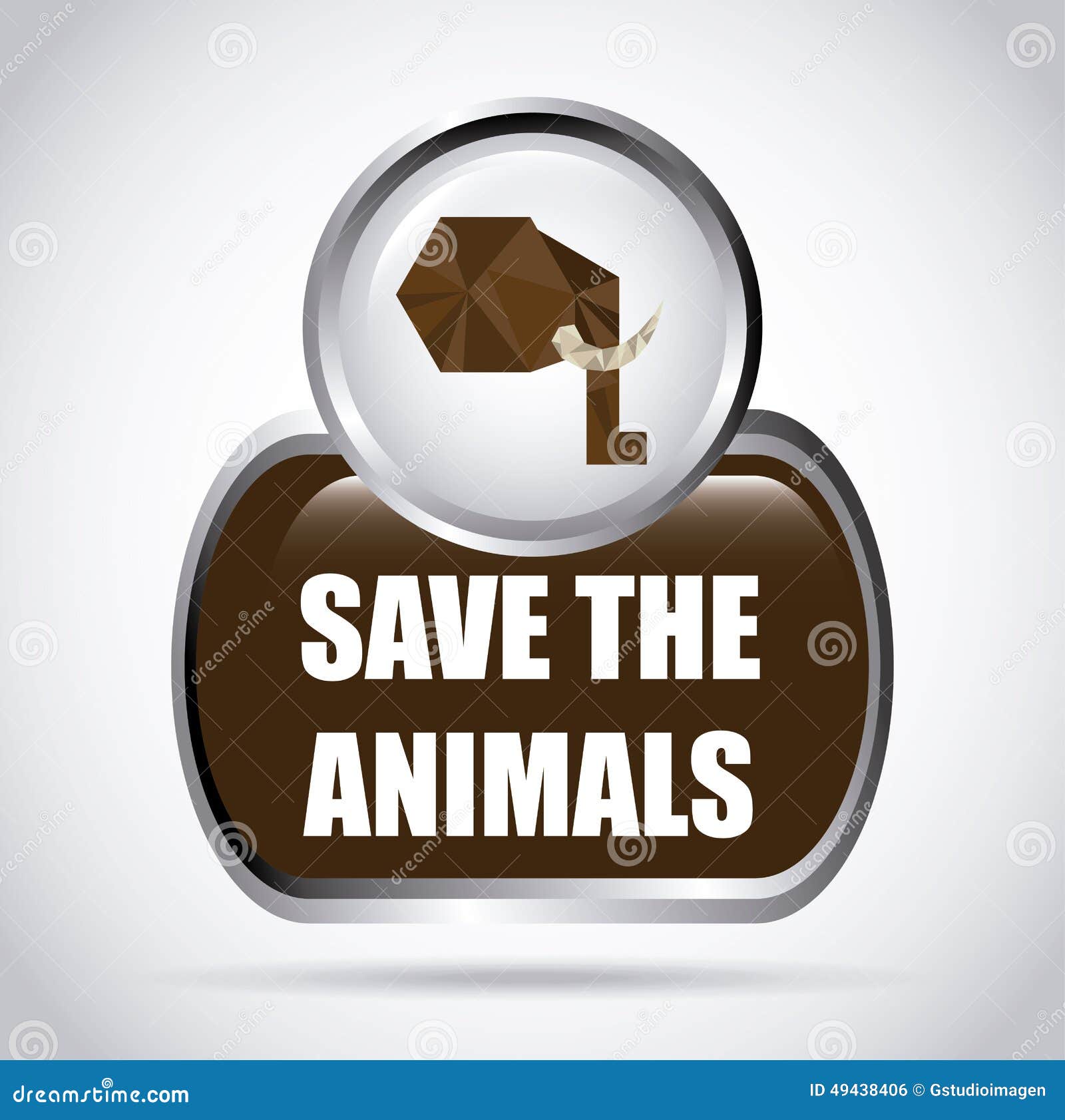 Save the animals design stock illustration. Illustration of concept ...