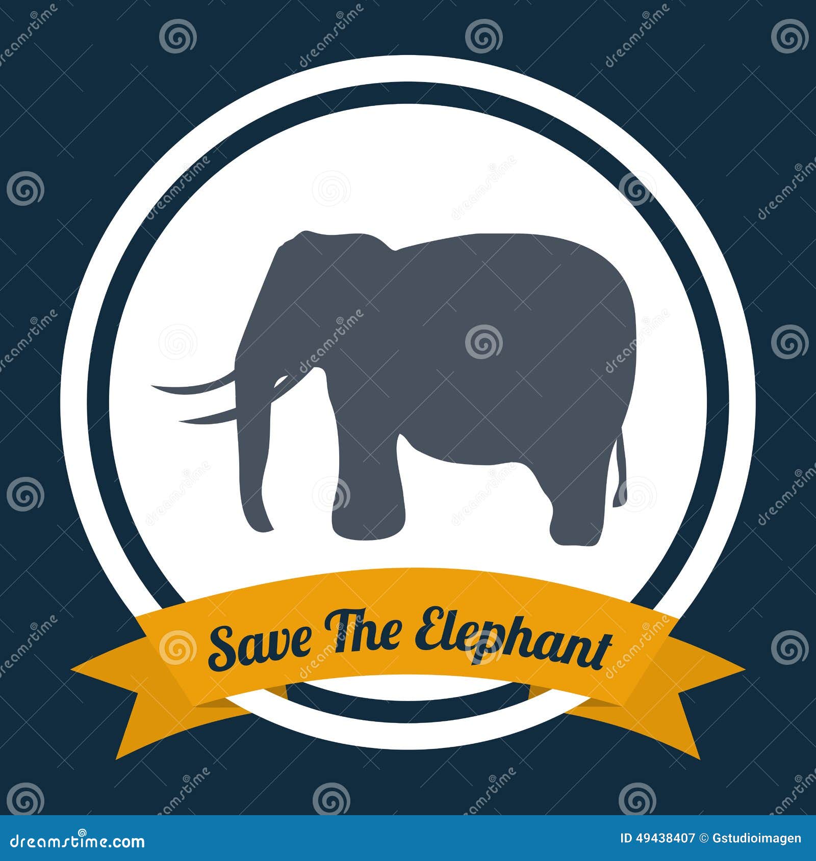 Save the animals design stock illustration. Illustration of save - 49438407