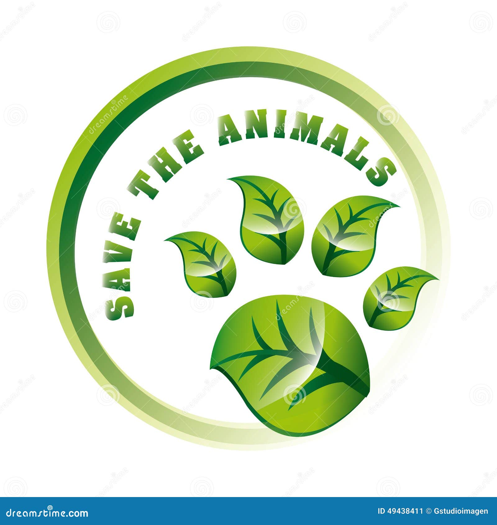 Save the animals design stock illustration. Illustration of animals ...