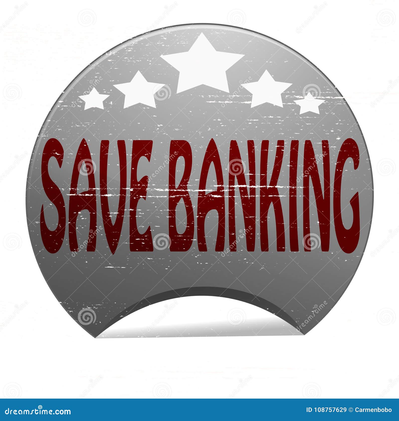 Save banking stock illustration. Illustration of stamp - 108757629