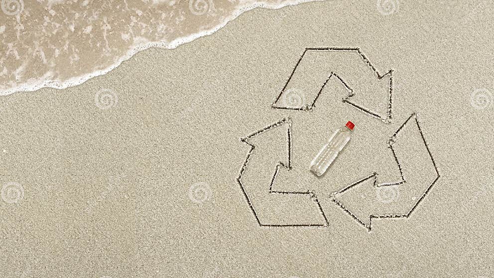 Save the Beach, Save the Sea, Save the Earth Stock Image - Image of ...