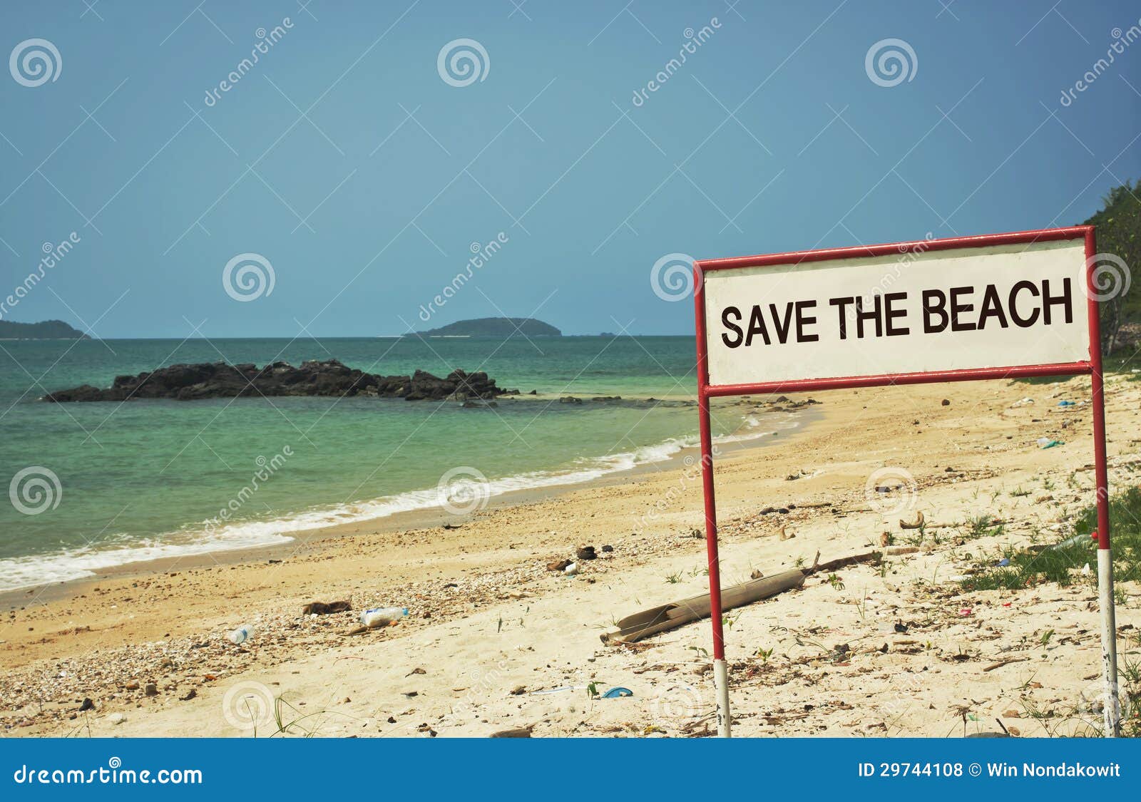 Save the beach stock photo. Image of sign, concept, summer - 29744108