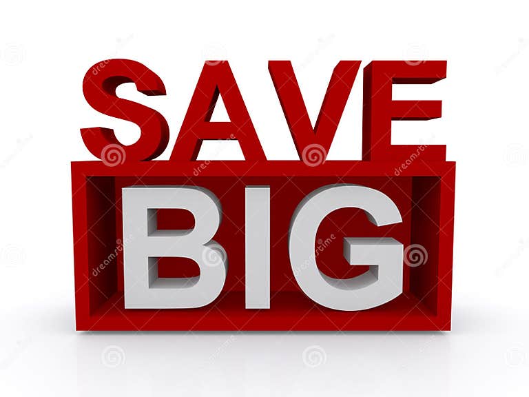 Save big sign stock illustration. Illustration of bright - 38112166
