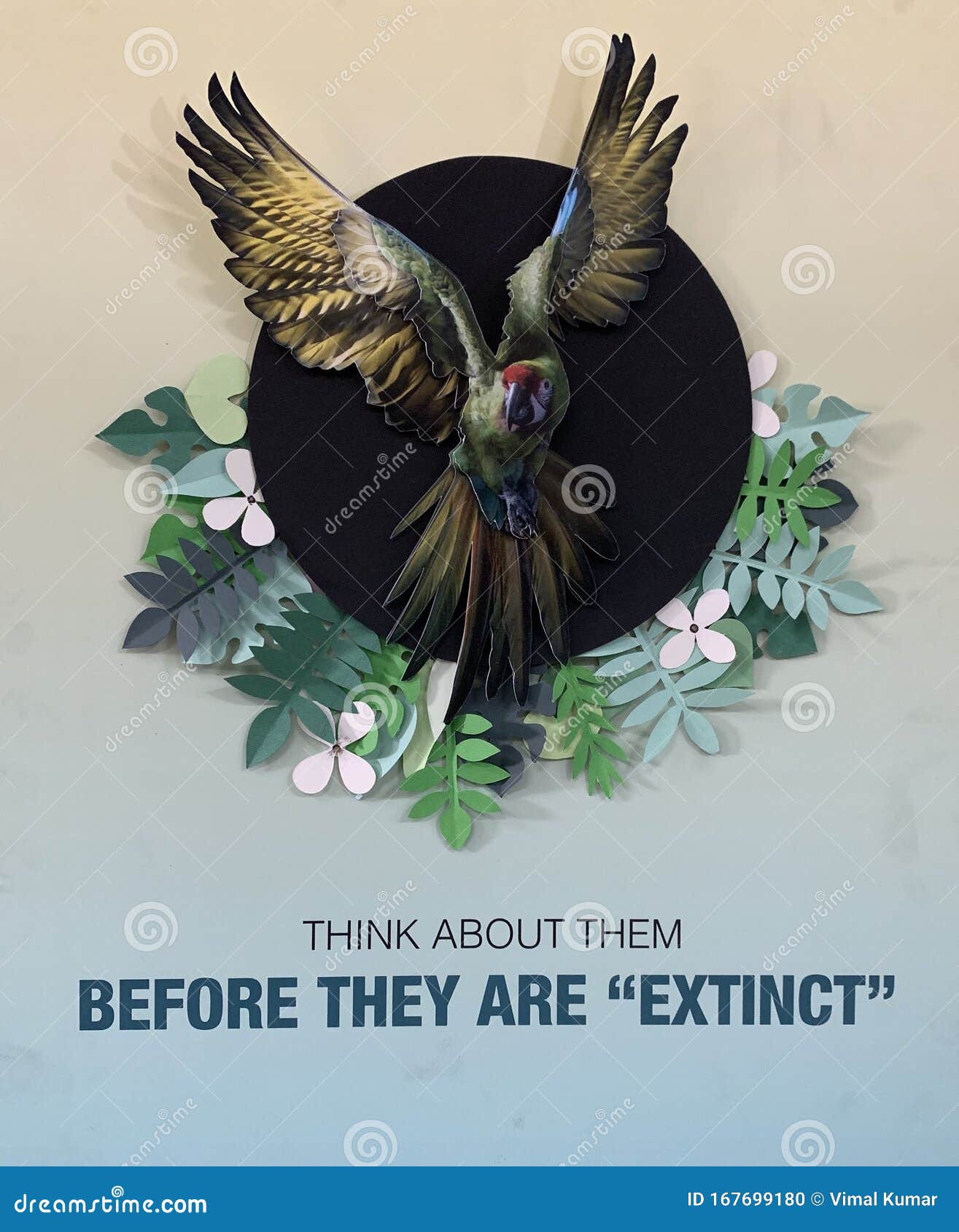 Save Birds and the Beauty of Nature Art Creations Stock Photo - Image ...