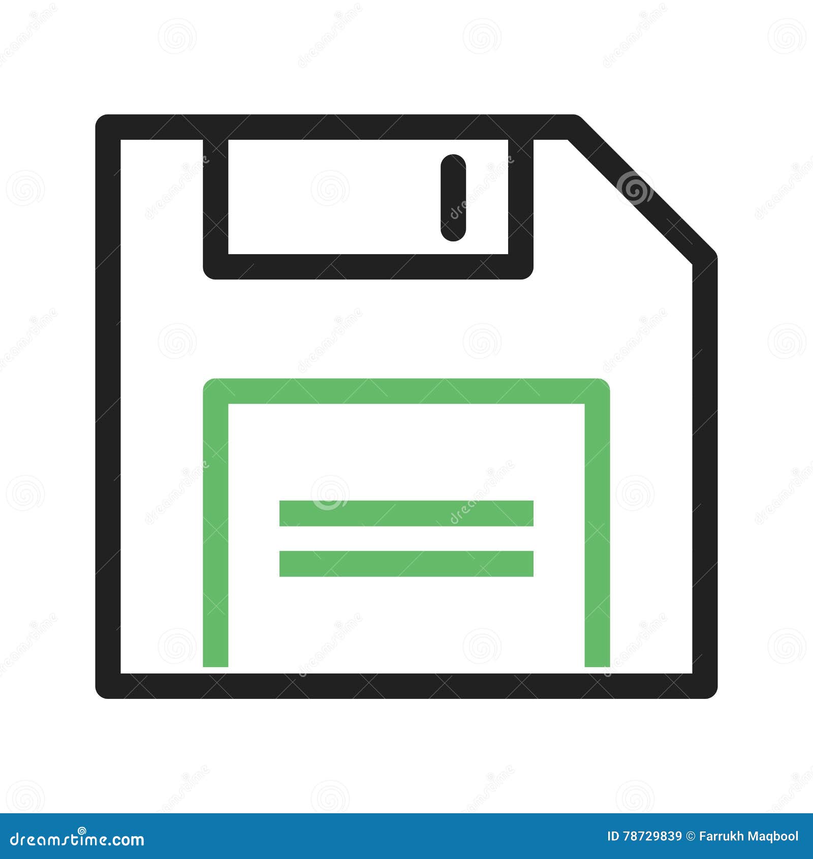 Save Button stock vector. Illustration of save, record - 78729839