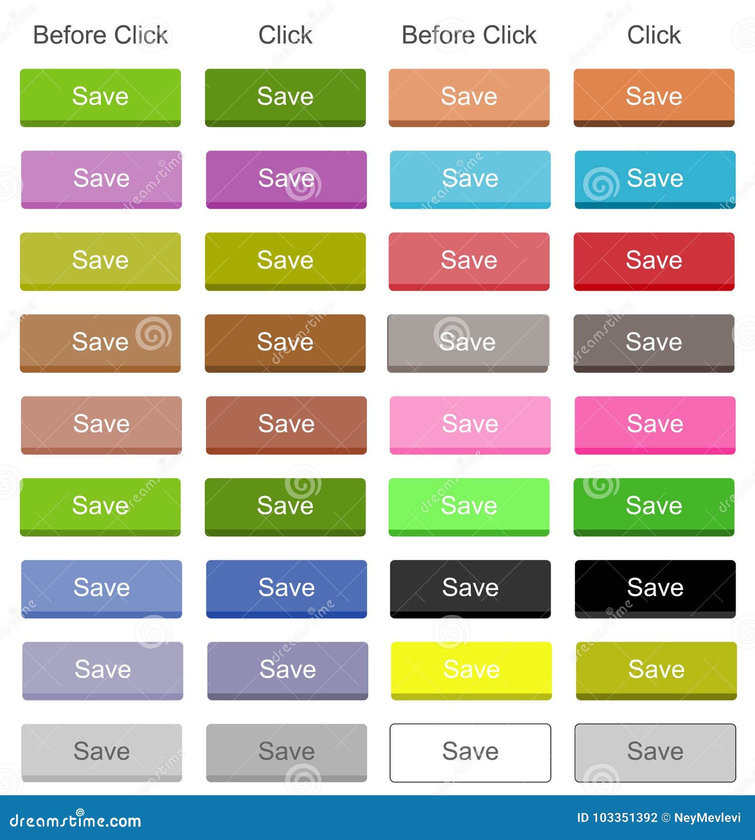 Save Button Tumbnail for Aplication or Software Stock Vector ...