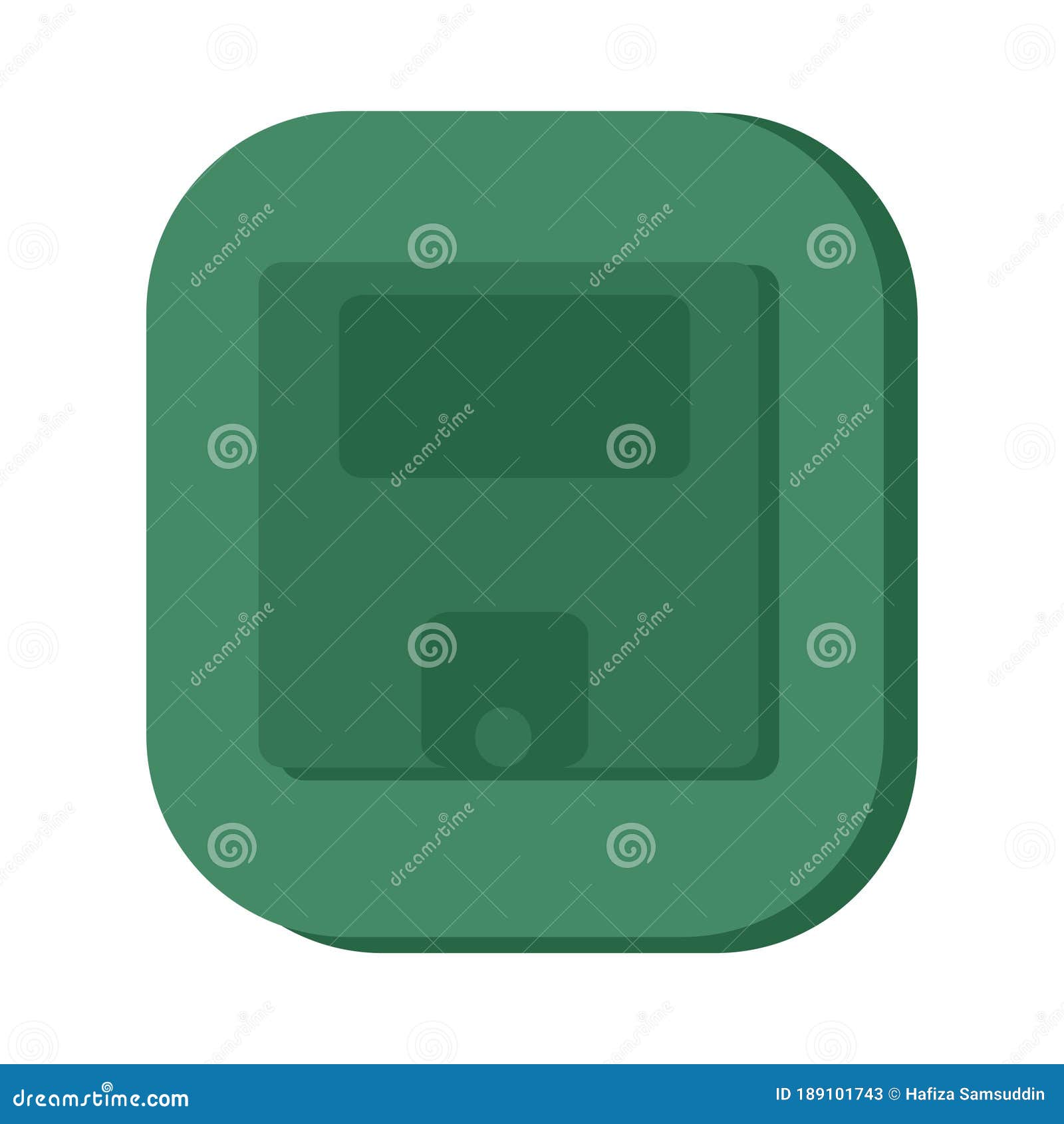 Save Button. Vector Illustration Decorative Design Stock Vector ...
