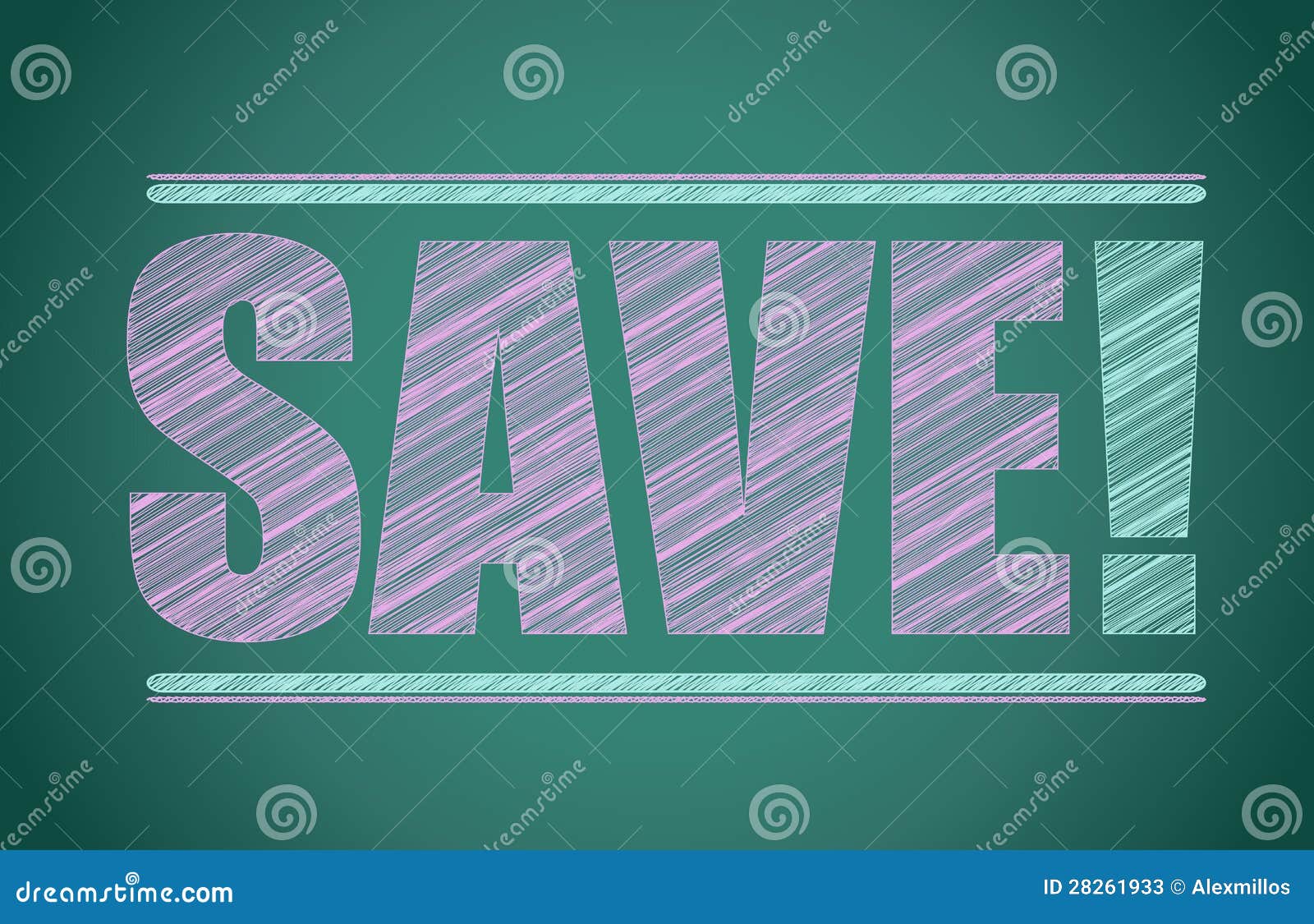 Save colorful sign stock illustration. Illustration of drawing - 28261933
