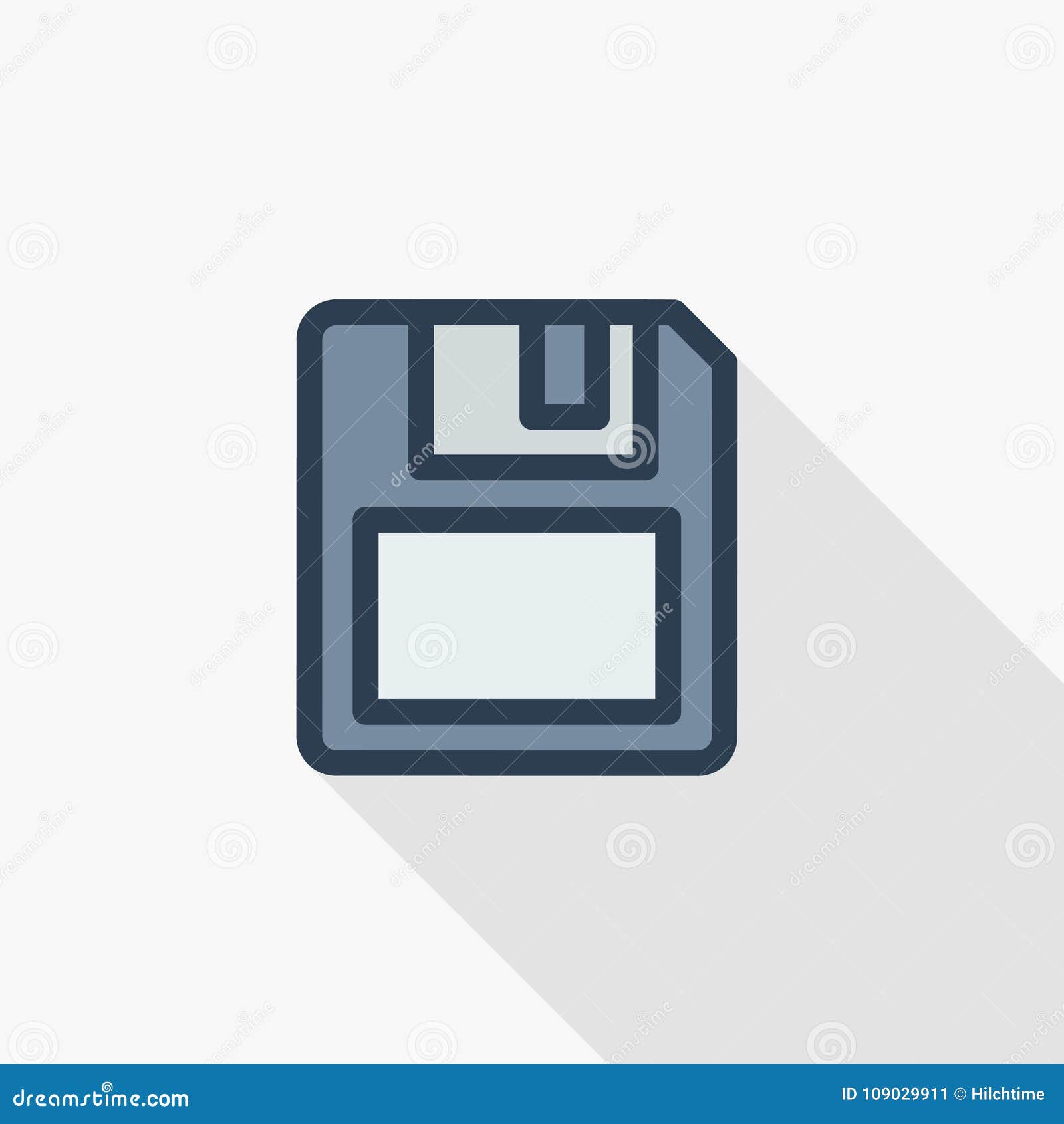 Save Data, Diskette Realistic Icon. 3d Line Vector Illustration. Top ...