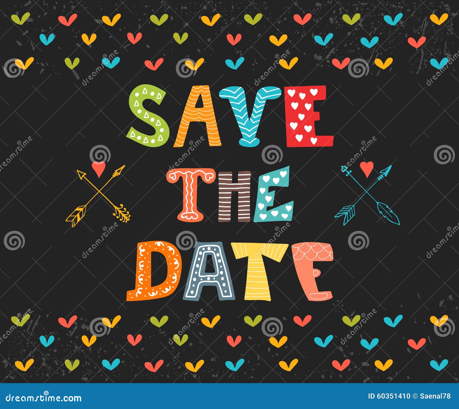 Save the Date Card. Wedding Invitation Card with Cute Background Stock ...