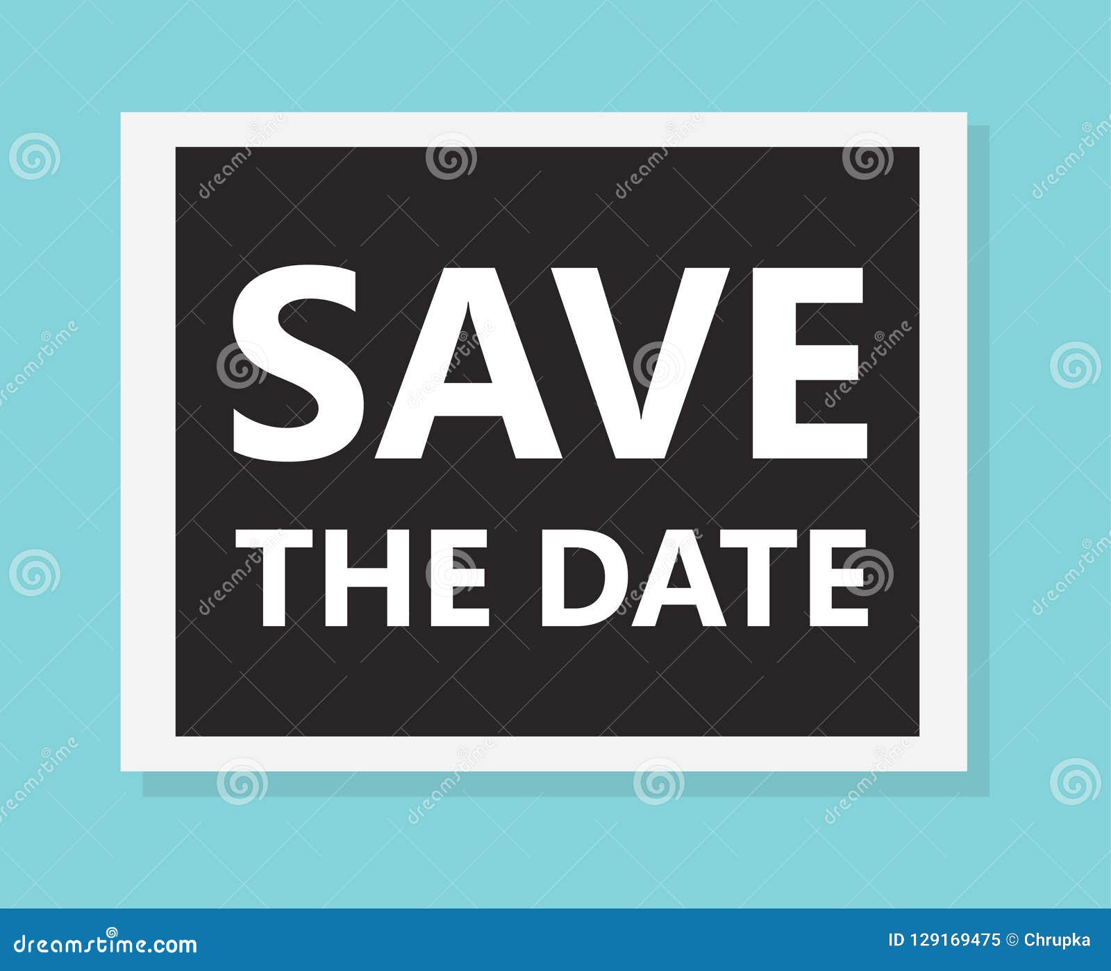 Save the date concept stock vector. Illustration of graphic - 129169475