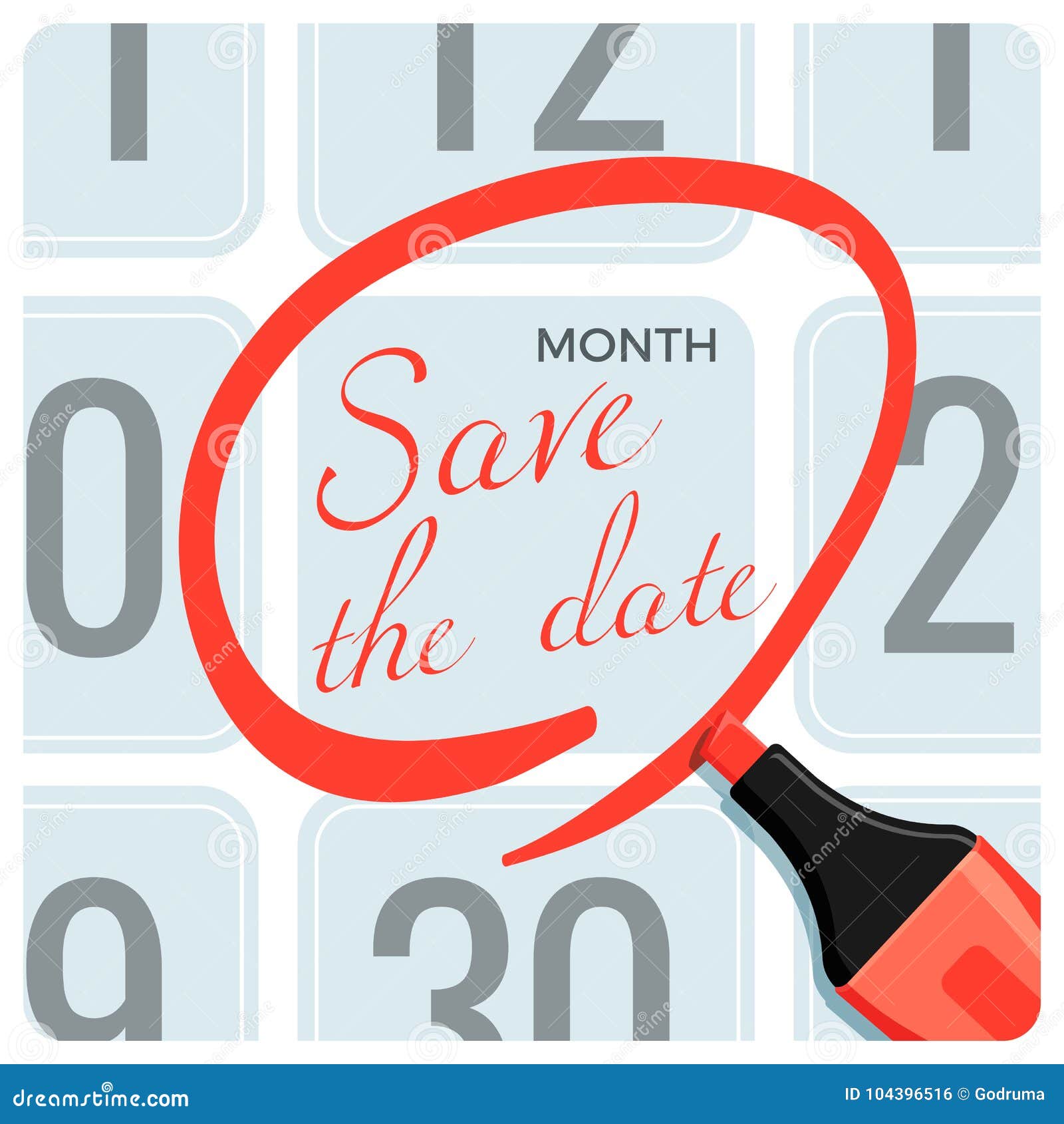 Save the Date Poster with Red Circle Mark on Calendar Stock Vector ... Save the Date Poster with Red Circle Mark on Calendar Stock Vector ...
