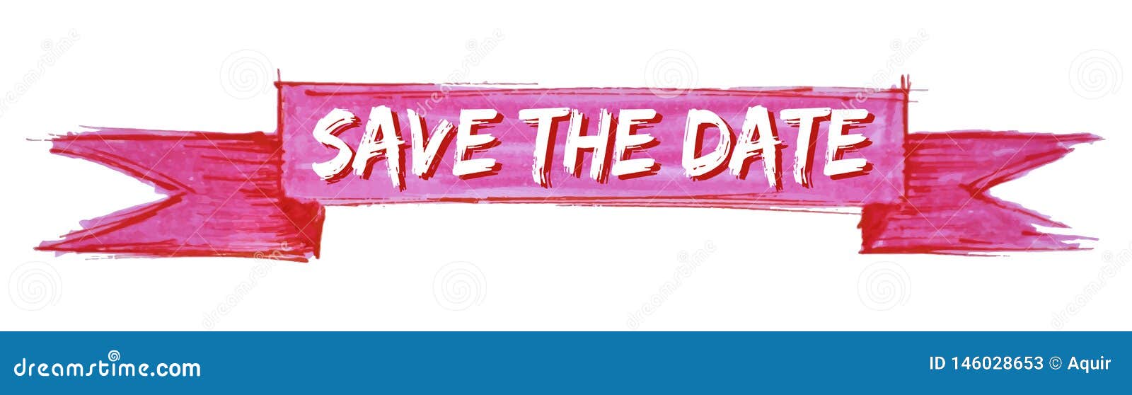 Save the date ribbon stock vector. Illustration of sign - 146028653
