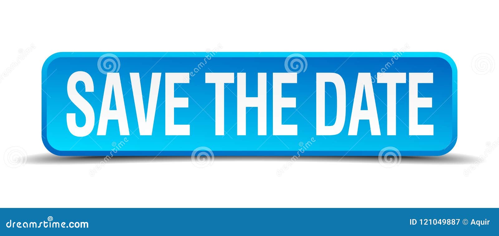 Save the date button stock vector. Illustration of notice - 121049887